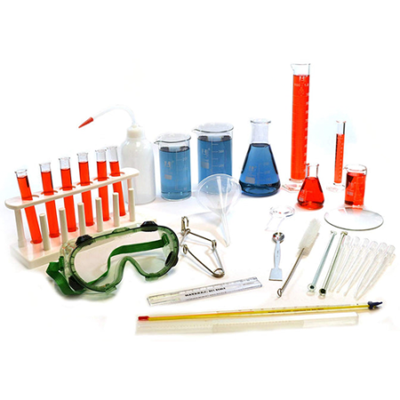 Kit de inicio de laboratorio – 32 piezas – Cristalería y plástico – Equipo selecto para medición ...